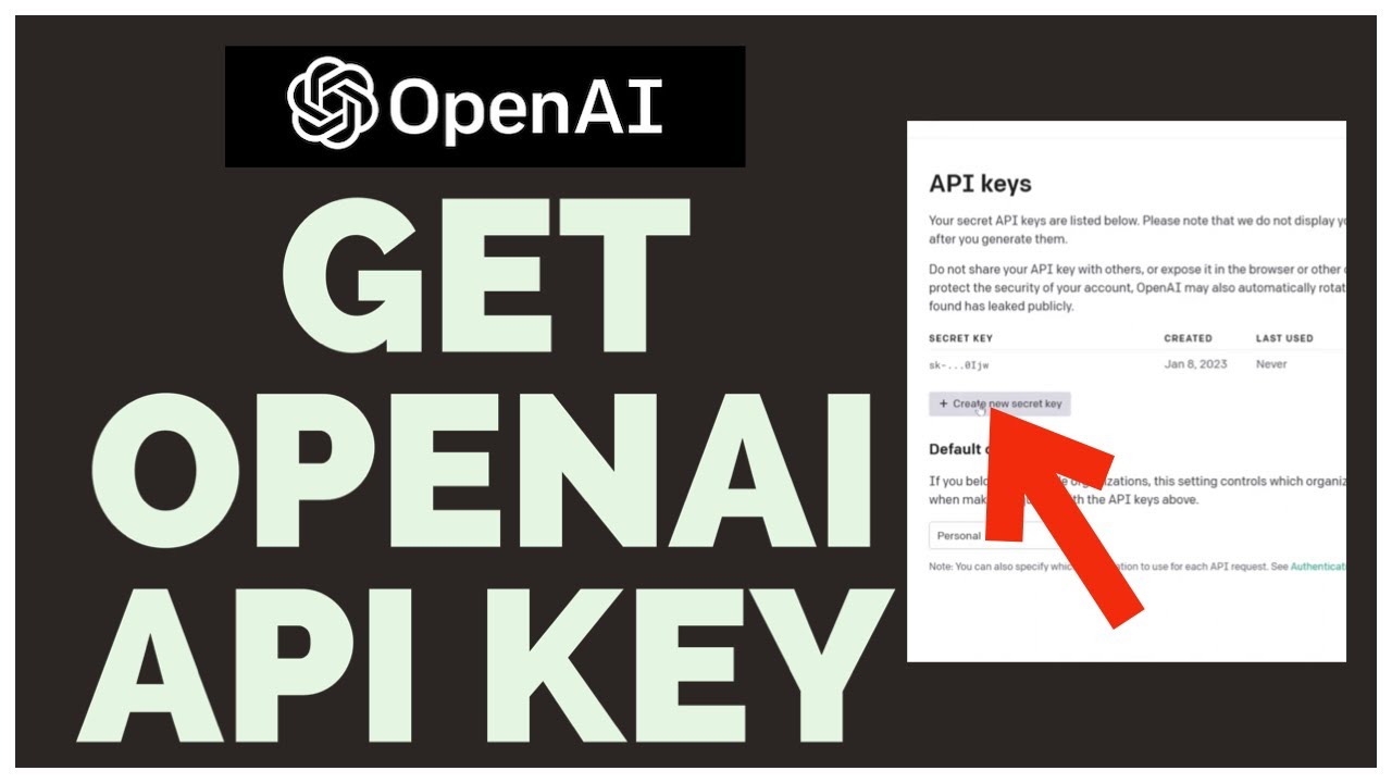 Hướng dẫn cách lấy API key trên tài khoản Open AI (ChatGPT)